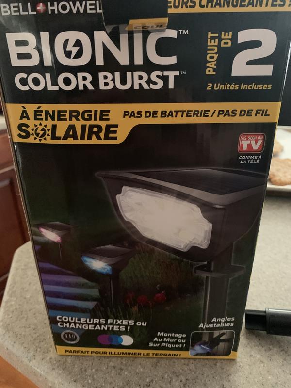 Lampe solaire Bionic Colour Burst comme à la télé | Canadian Tire