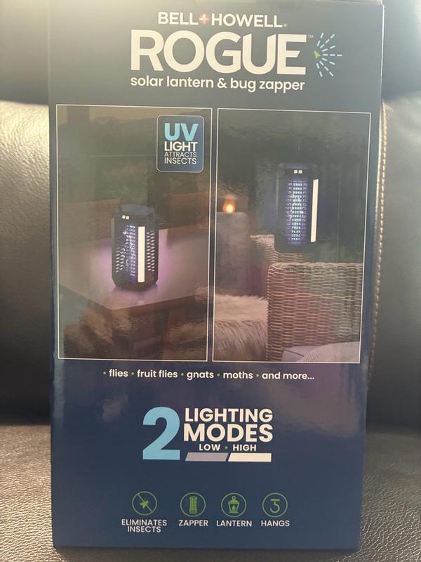 BELL + HOWELL Rogue Indoor/Outdoor UV light Bug zapper Insect Trap in ...