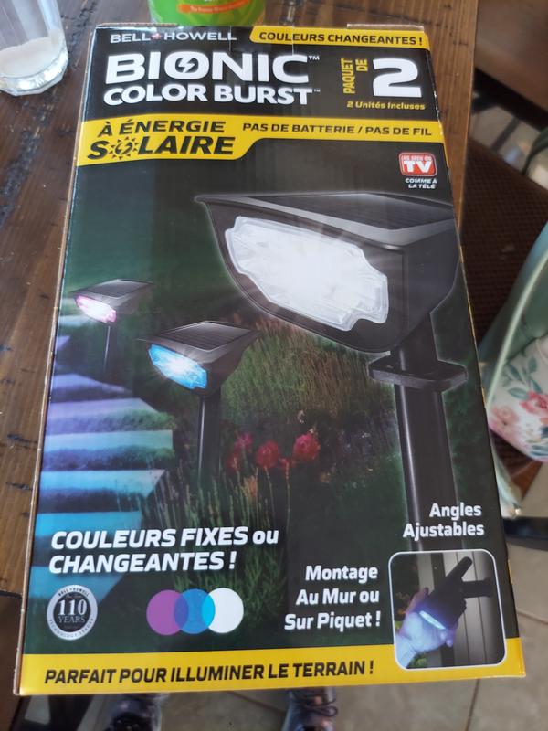Lampe solaire Bionic Colour Burst comme à la télé | Canadian Tire