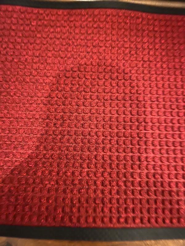 Envelor 2-ft x 3-ft Button- Maroon Polypropylene Rectangular Indoor or ...