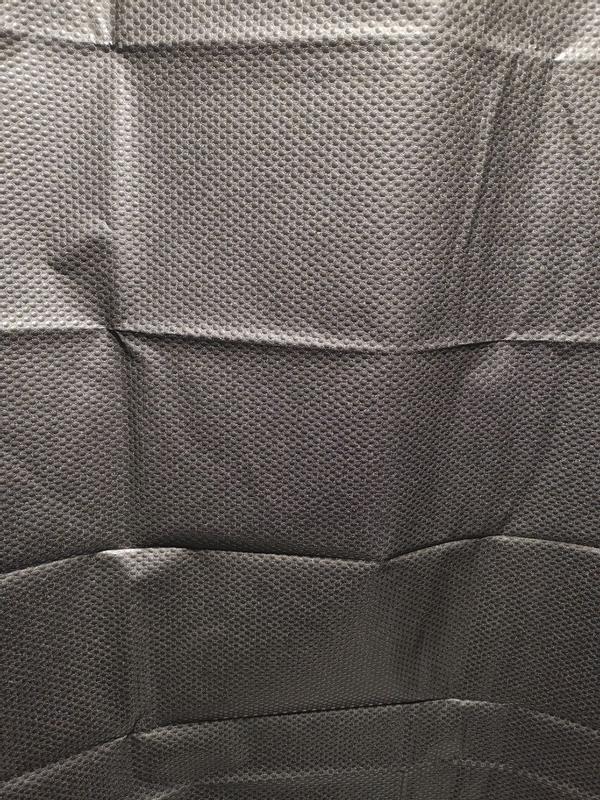ACENTO 72-in W x 72-in L Dots Black Polka dot Mildew Resistant EVA/PEVA ...