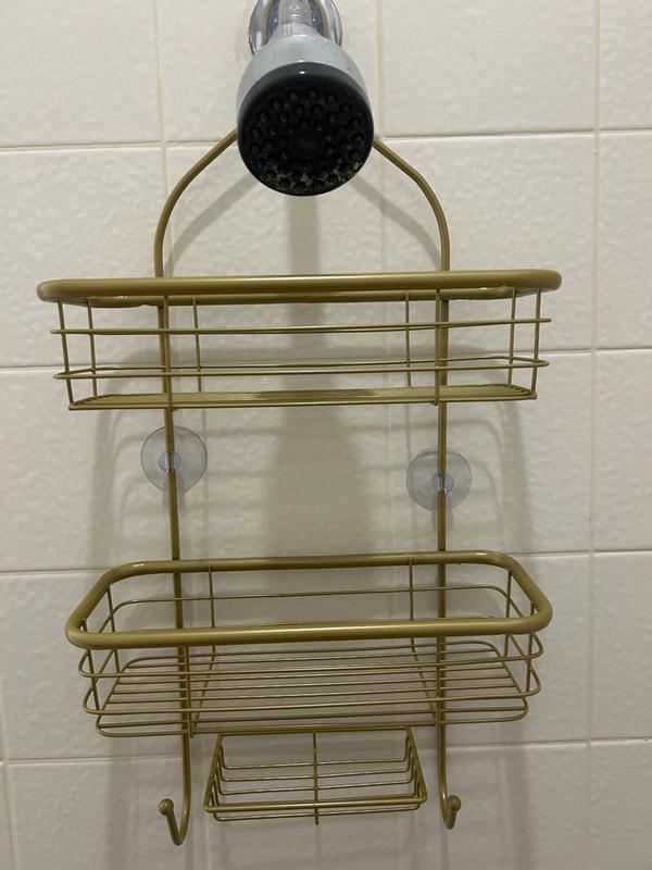 Moorefield Matte Black Stainless Steel 3 -Shelf Over the Showerhead ...
