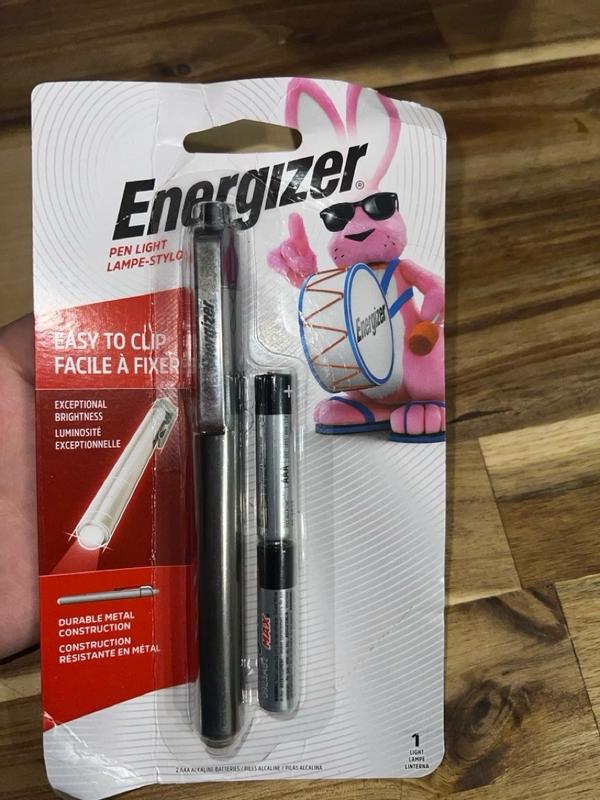 Energizer Pen 35-Lumen 1 Mode LED Miniature Flashlight with Batteries ...