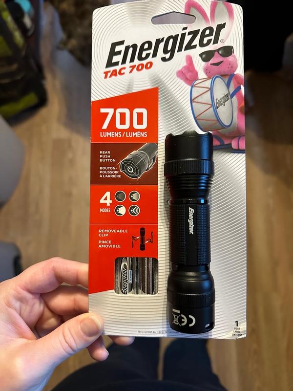Energizer Tactical 700-Lumen 4 Modes LED Flashlight with Batteries ...