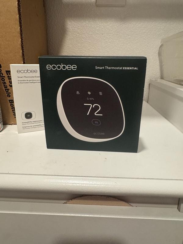 Shop ecobee Essential Smart Thermostat with ecobee Trim Kit at Lowes.com
