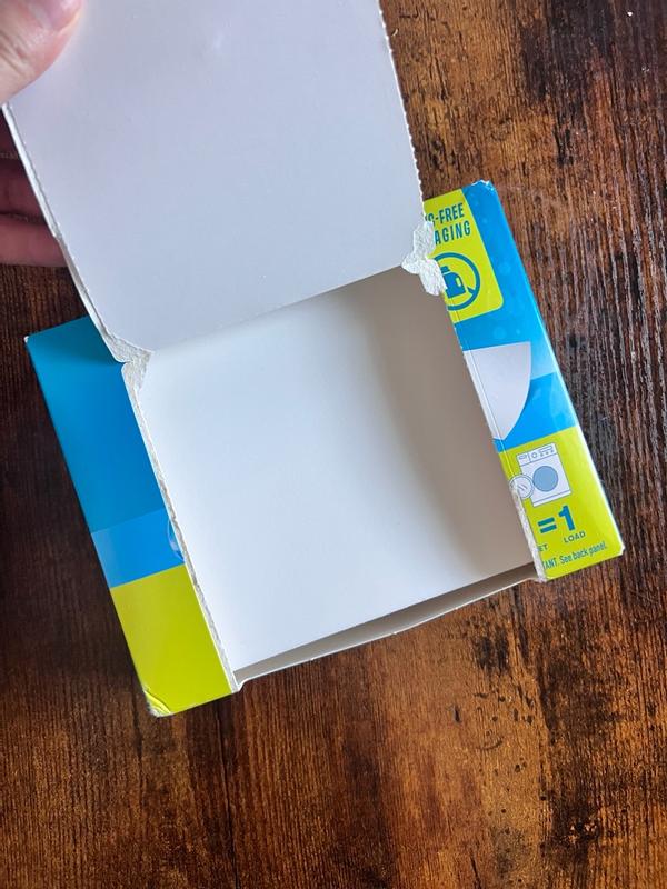 ECOS Liquidless Laundry Detergent Sheets Free and Clear 50 Sheets Box ...
