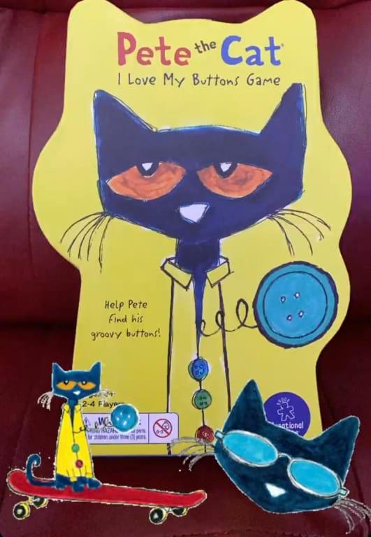 Educational Insights Pete the Cat I Love My Buttons Game at Tractor ...