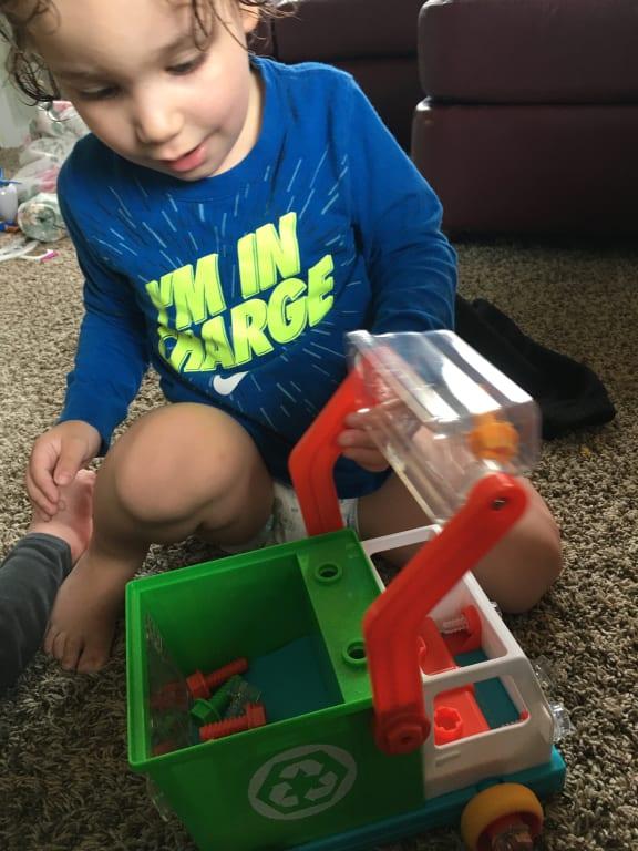 Educational Insights Design and Drill Bolt Buddies Recycling Truck at ...