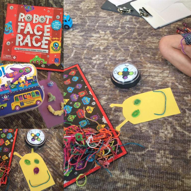 Educational Insights Robot Face Race Game - Macy's