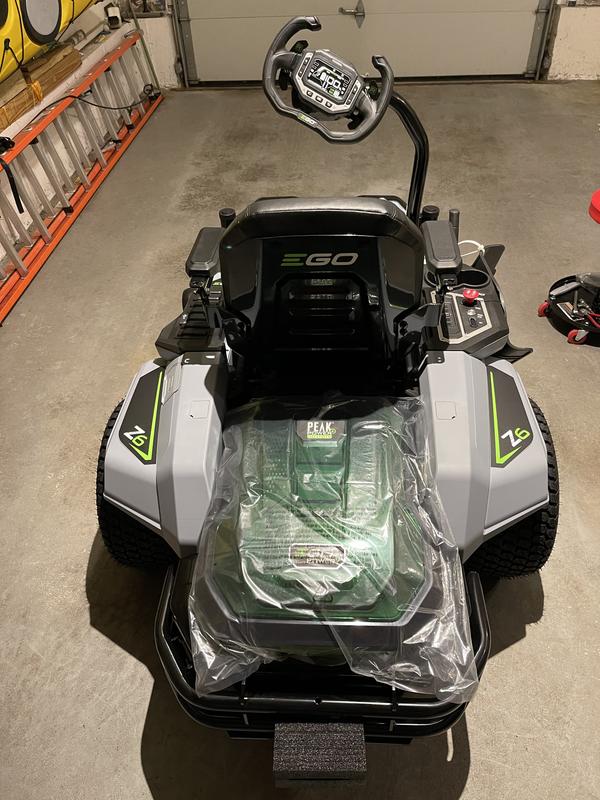 EGO POWER+ 56V 42-in Z6 Zero Turn Riding Mower with E-STEER™ Technology ...