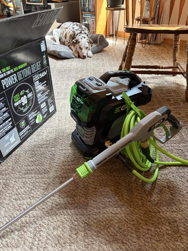 EGO POWER+ Compact 2100-PSI 1.2-GPM Cold Water Battery Pressure washer ...