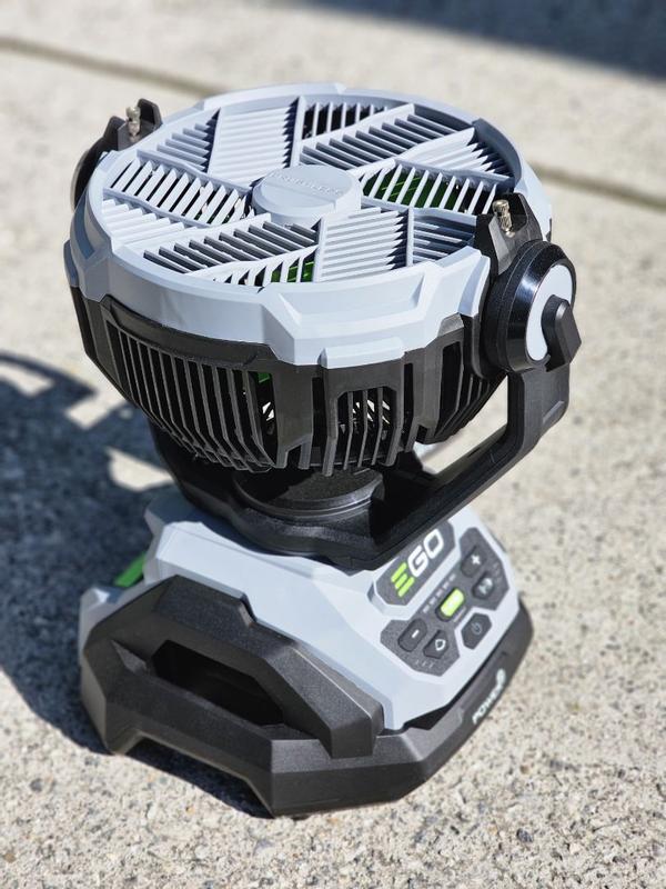 EGO 10-in 56 -Volt 5 -Speed High Velocity Indoor/Outdoor Grey/Green ...