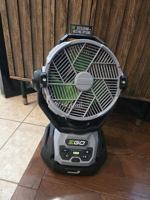EGO 10-in 56 -Volt 5 -Speed High Velocity Indoor/Outdoor Grey/Green ...