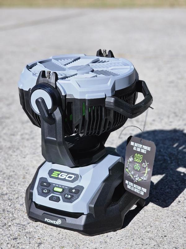 EGO 10-in 56 -Volt 5 -Speed High Velocity Indoor/Outdoor Grey/Green ...