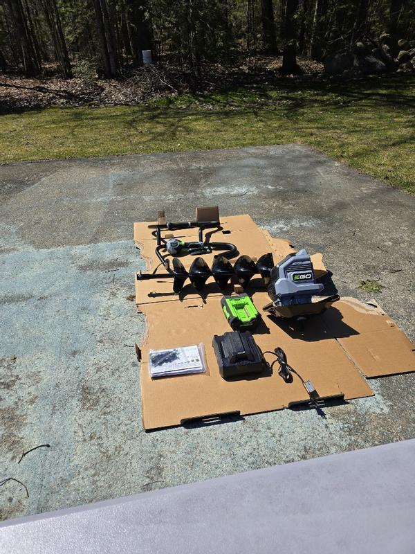 EGO 1-man POWER+ Earth Auger Powerhead with 8-in Bit(s) Included ...