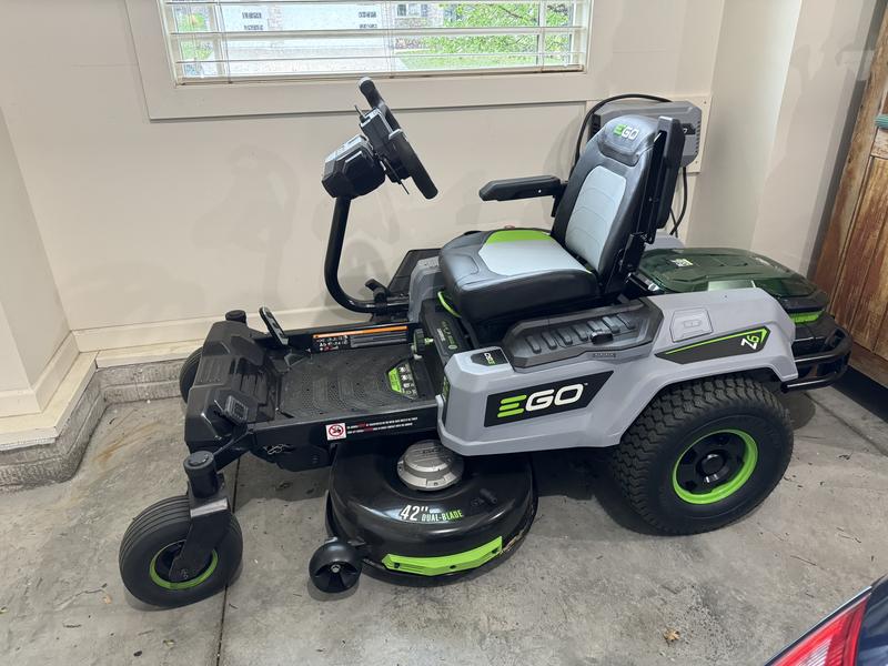 EGO POWER+ 56V 42-in Z6 Zero Turn Riding Mower with E-STEER™ Technology ...