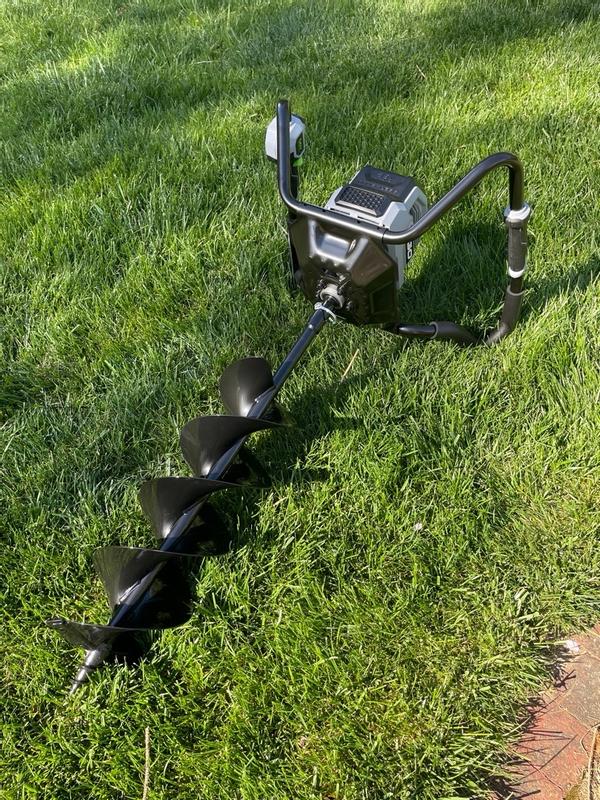EGO 1-man POWER+ Earth Auger Powerhead with 8-in Bit(s) Included ...