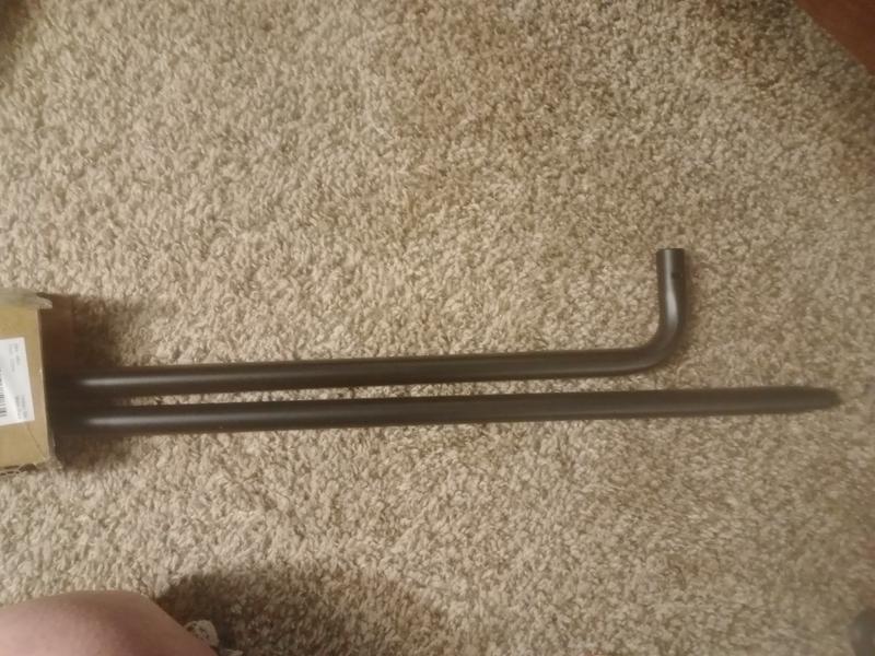 Eclipse Clinton 48-in to 86-in Matte Black Steel Single Curtain Rod ...