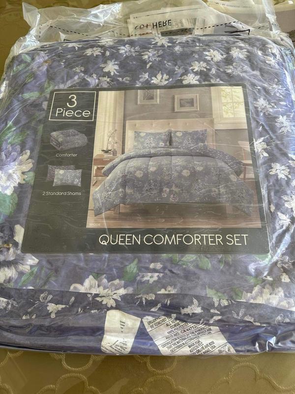 Keeco Maddie Floral Reversible 3-Piece Comforter Set, Created for Macy ...