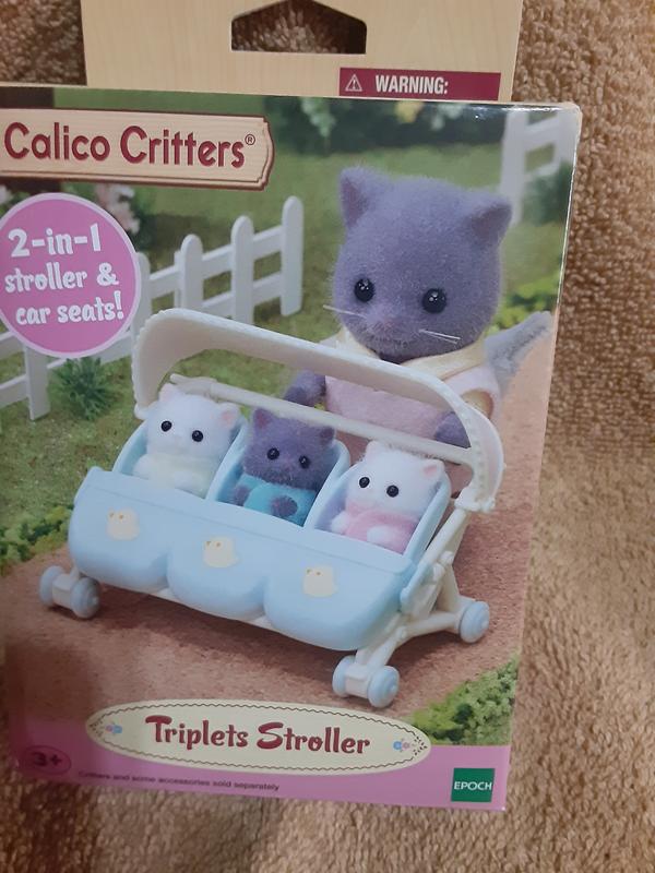Calico Critters Triplets Stroller Set | Bed Bath & Beyond
