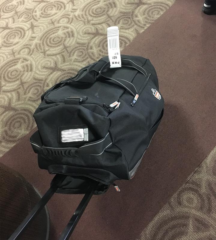 Arsenal 32.5 in. x 14 in. x 12.5 in. Large Wheeled Soft-Sided Gear Bag ...