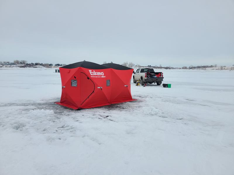 Eskimo QuickFish 6i Portable Ice Shelter Fishing Storage Cabinet 36150 ...