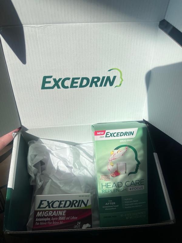 Excedrin Migraine Logo Excedrin Migraine Pain Reliever Caplets Pack Of