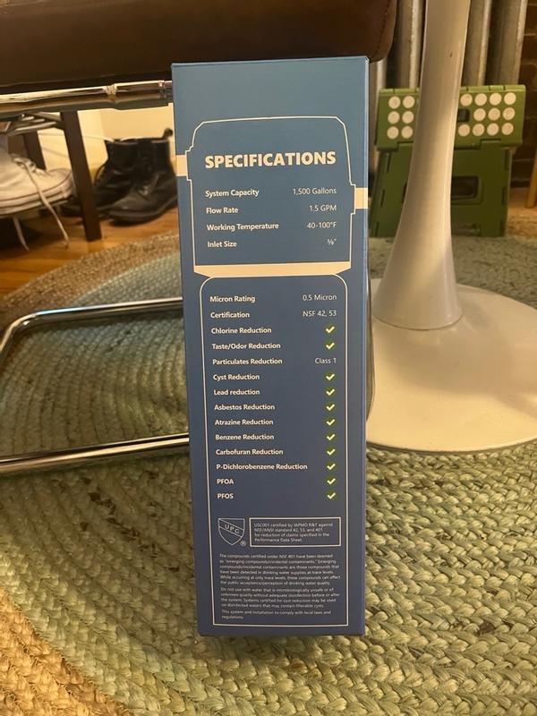 Express Water Streamline Single-stage Activated Carbon Under Sink Water ...