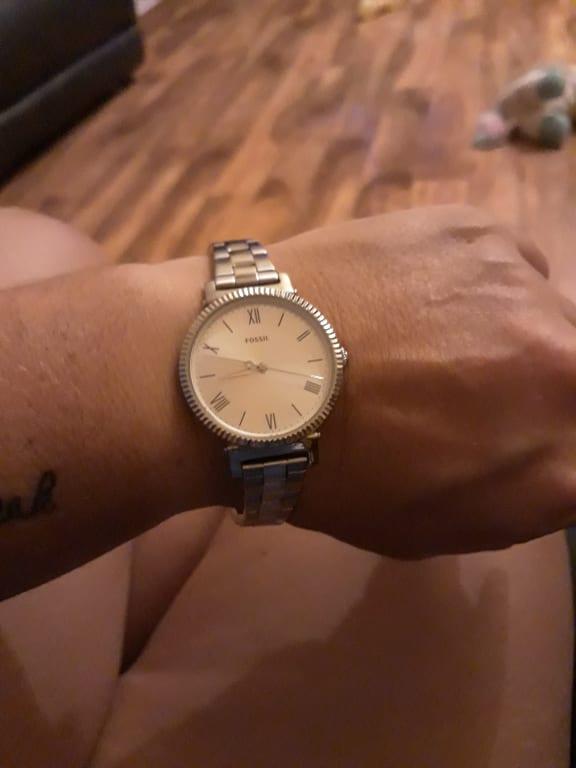 Fossil Women's Daisy Rose Gold-Tone Bracelet Watch 34mm - Macy's