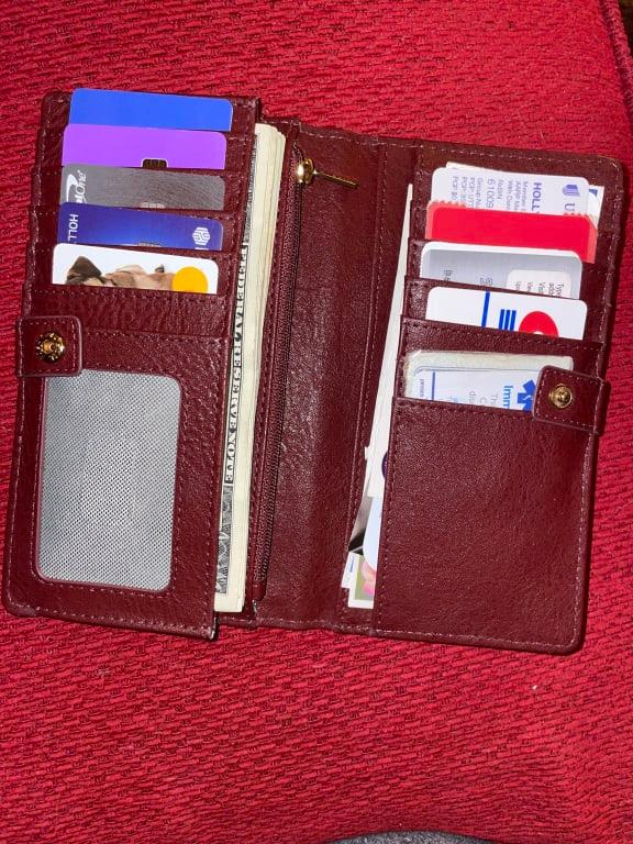 Fossil Liza Leather Slim Bifold Wallet - Macy's
