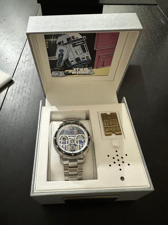 Fossil Unisex Limited Edition Star Wars R2-D2 Automatic Silver-Tone ...