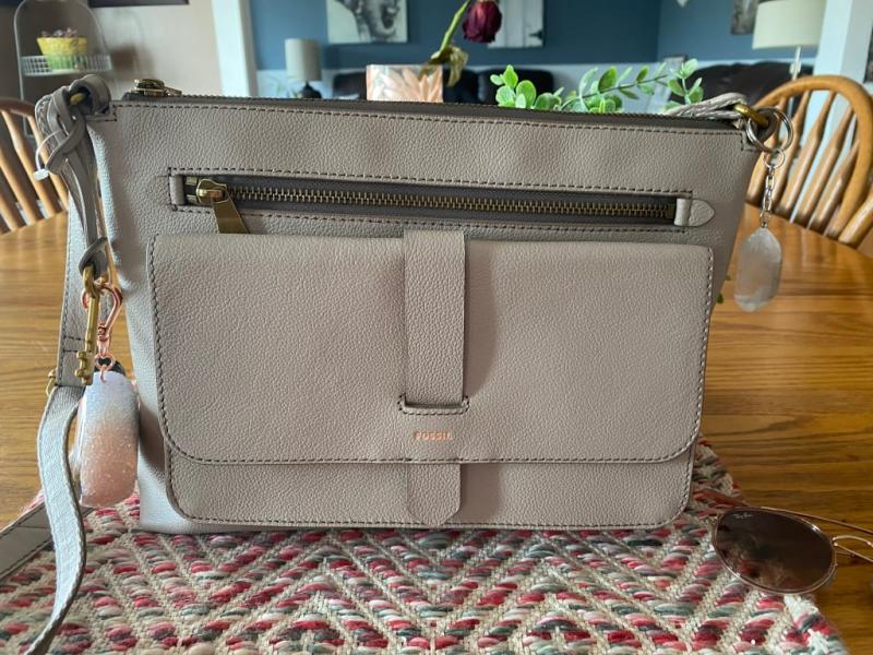 Fossil Kinley Leather Crossbody - Macy's
