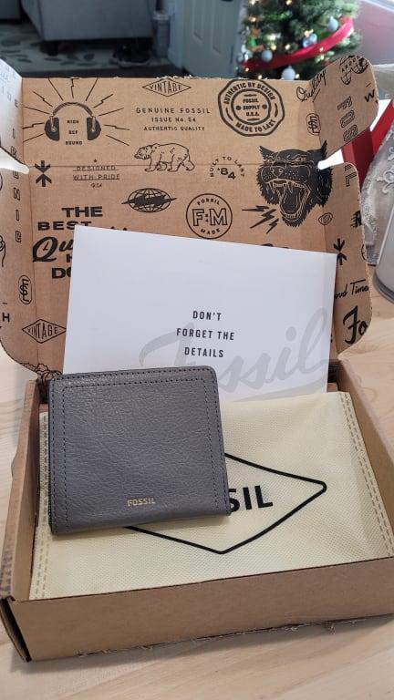 Fossil Logan Leather Bifold Wallet - Macy's