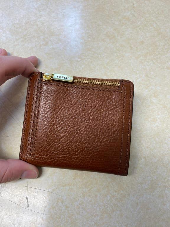 Fossil Logan Leather Bifold Wallet - Macy's