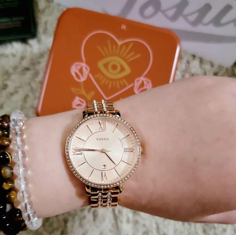 Fossil Women's Jacqueline Stainless Steel Bracelet Watch 36mm ES3545 ...