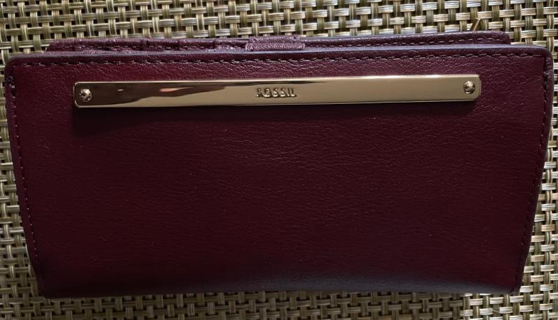 Fossil Liza Leather Slim Bifold Wallet - Macy's