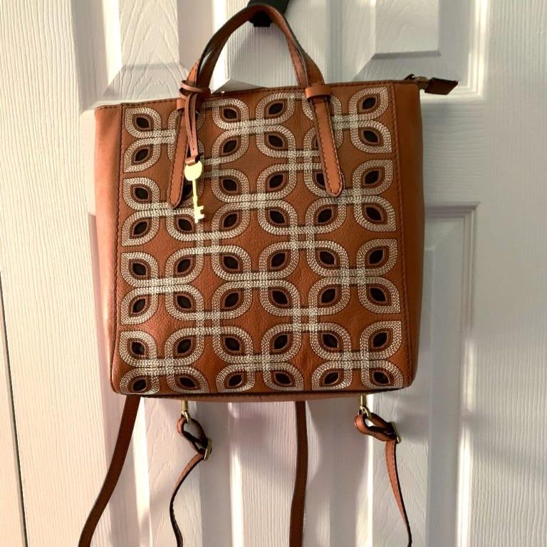 Fossil Camilla Small Convertible Backpack - Macy's