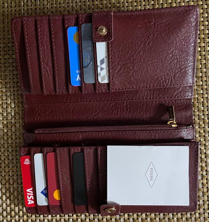Fossil Liza Slim Bifold Wallet - Macy's