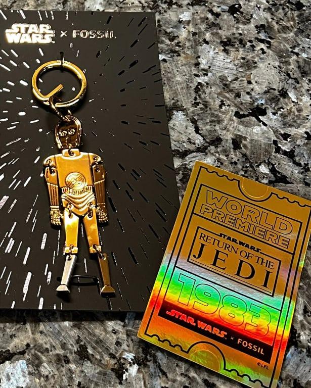 Fossil Men's Star Wars R2-D2 Key Fob - Macy's