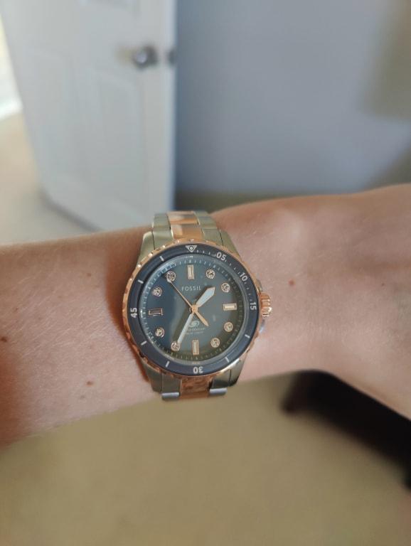 Fossil Blue Dive Watch, 36mm | Bloomingdale's