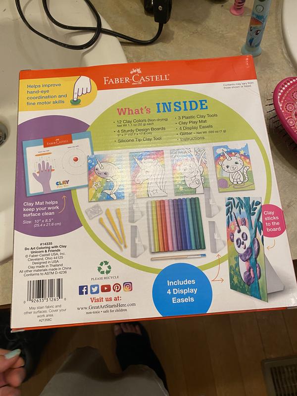 Faber-Castell Do Art Coloring with Clay Unicorn and Friends FC14335 at ...