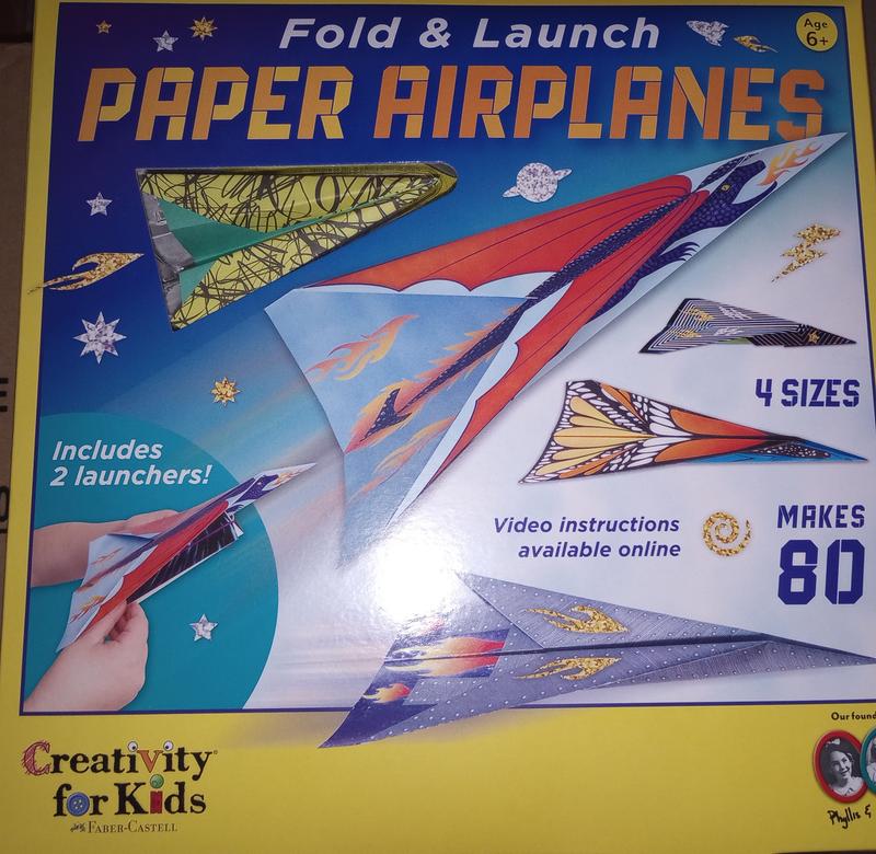 Creativity For Kids Fold & Launch Paper Airplanes Kit - Macy's