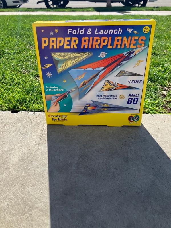 Creativity For Kids Fold & Launch Paper Airplanes Kit - Macy's