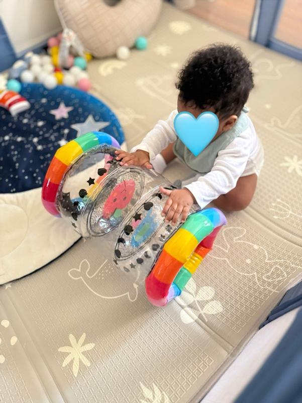 The Peanutshell Inflatable Tummy Time Roller, Land and Sea - Macy's