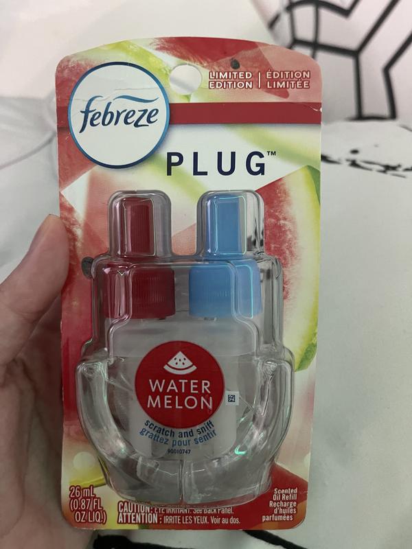Febreze PLUG 0.87 -fl oz Sweet Watermelon Vine Refill Air Freshener 3 ...