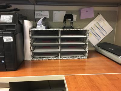 Bankers Box Decorative Paper Sorter, 8 Letter Sections, 19-1/2 in. x 12 ...