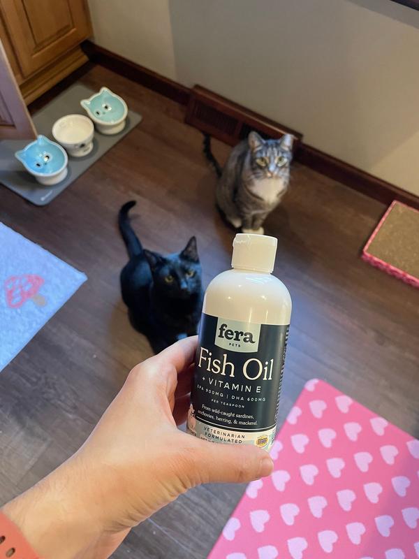 Fera Pet Fish Oil + Vitamin E Supplement for Dog & Cat, 16 oz. | Petco