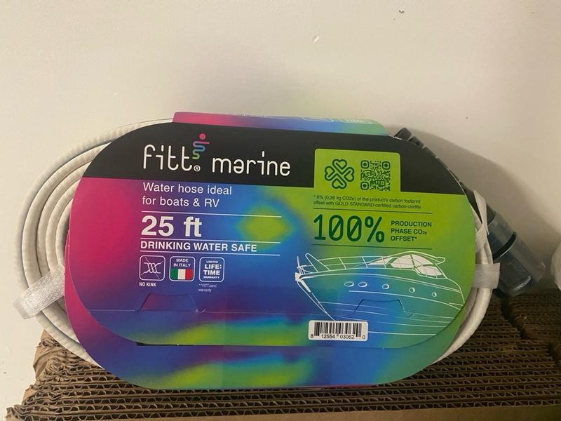 FITT MARINE/RV 1/2-in x 25-ft Heavy Kink Free Hybrid Polymer White ...