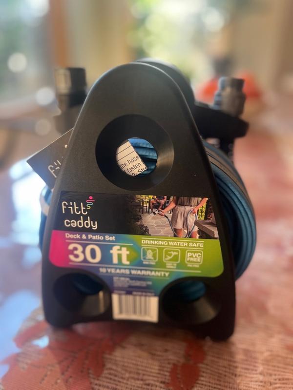 FITT HiFlo Caddy Plastic 30-ft Wall-mount Hose Reel FTH11230 at Lowes.com