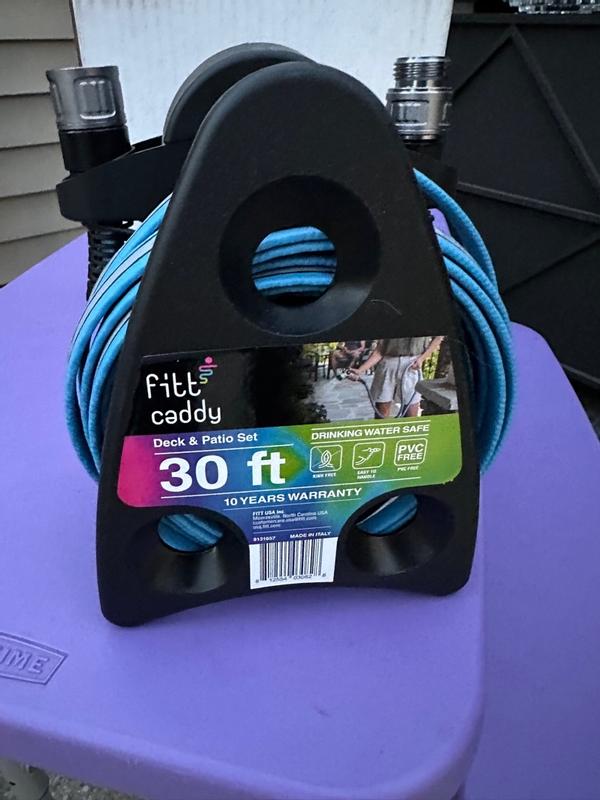 FITT HiFlo Caddy Plastic 30-ft Wall-mount Hose Reel FTH11230 at Lowes.com
